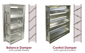Control versus Balancing Dampers - The Difference Between Dampers